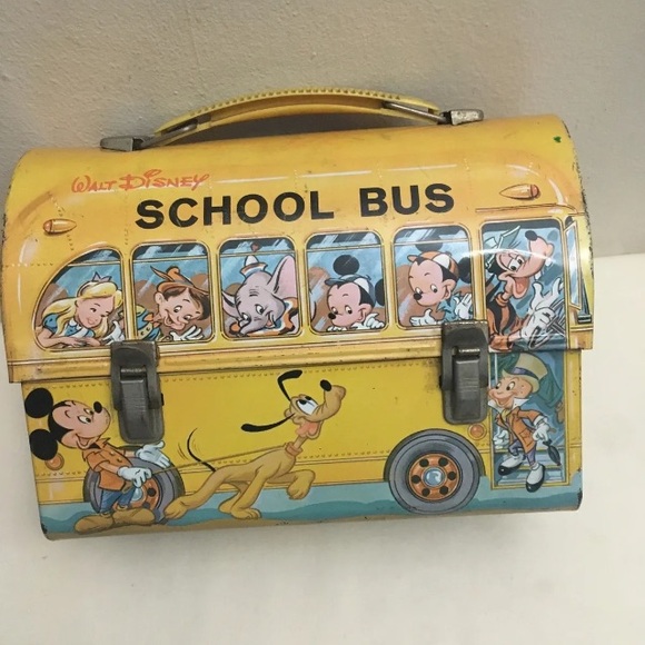 Aladdin | Other | Vintage 96s Walt Disney School Bus Lunch Box No ...